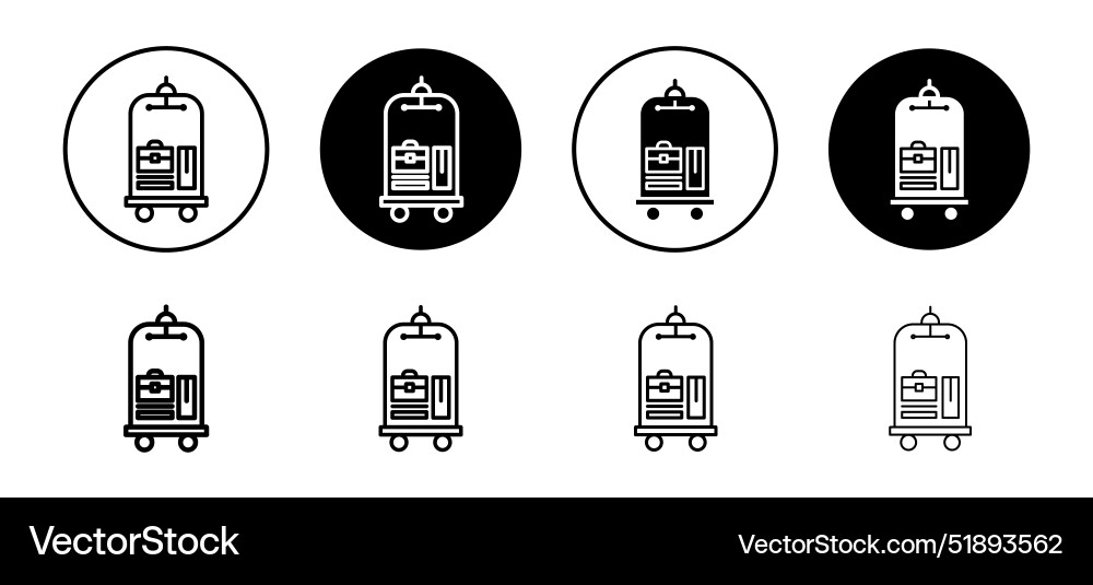 Hotel service icon set collection Royalty Free Vector Image