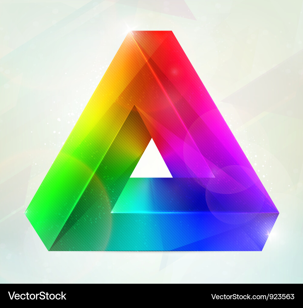 Impossible object Royalty Free Vector Image - VectorStock