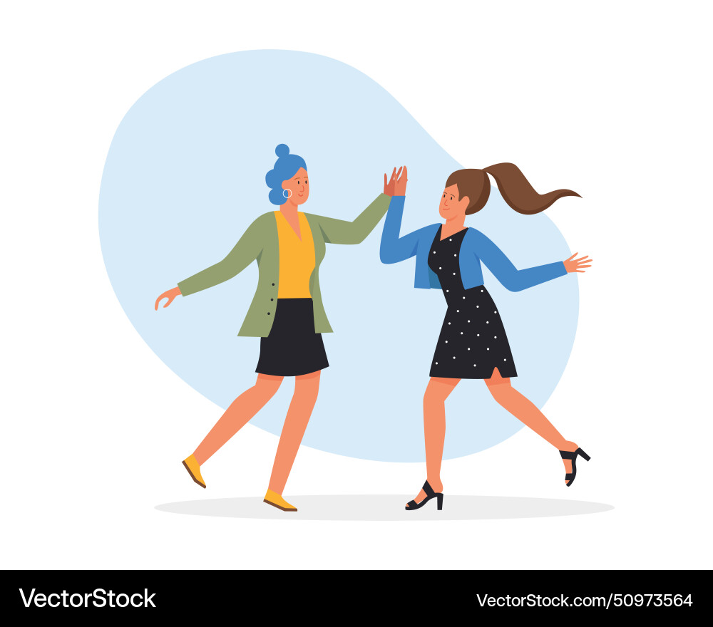 Best female friends Royalty Free Vector Image - VectorStock