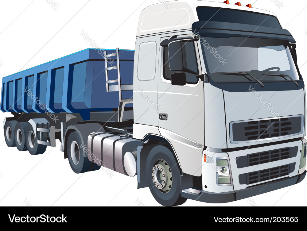 Big dumper Royalty Free Vector Image - VectorStock