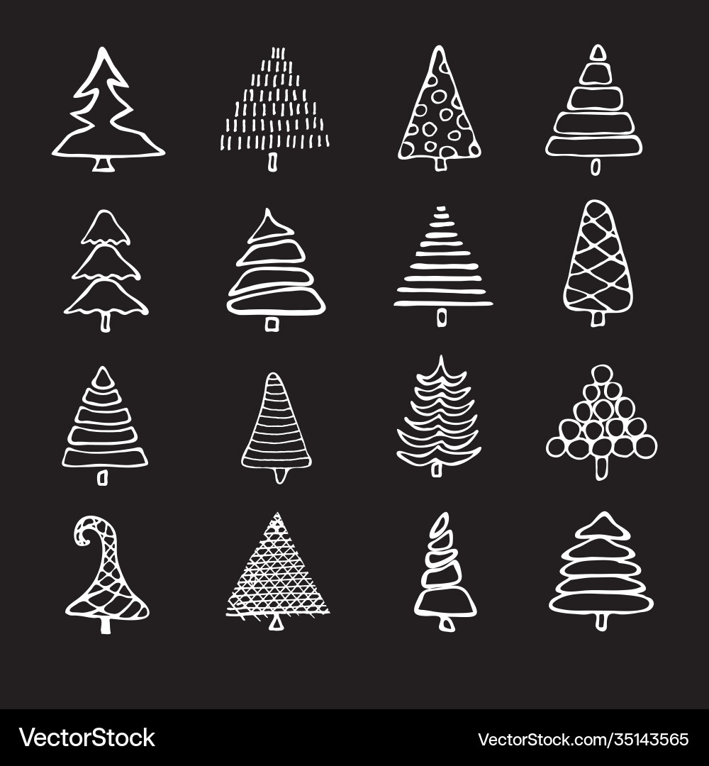 Set hand drawn cartoon greeting cards Royalty Free Vector