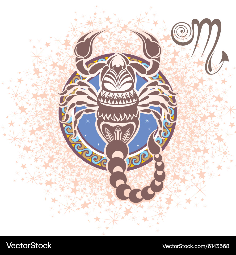 Scorpio Royalty Free Vector Image - VectorStock