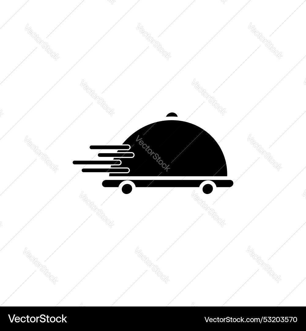 Food delivery icon set order symbol Royalty Free Vector