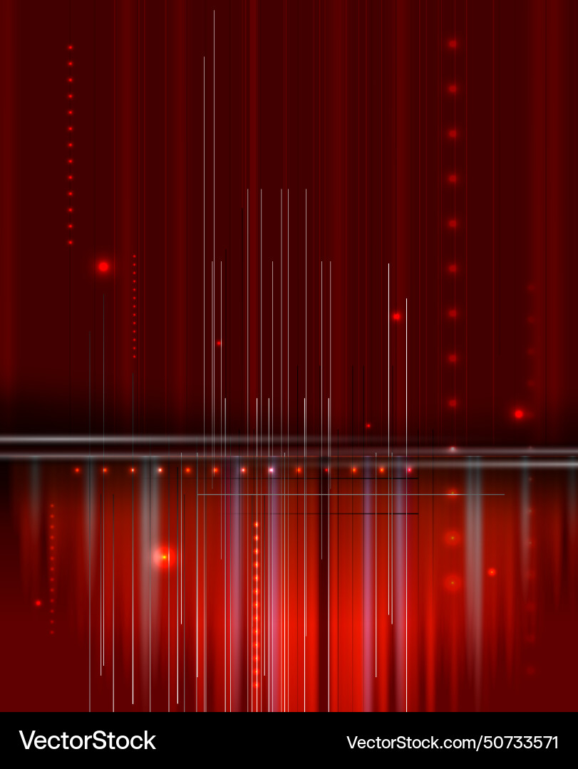 Abstract red futuristic technology business Vector Image
