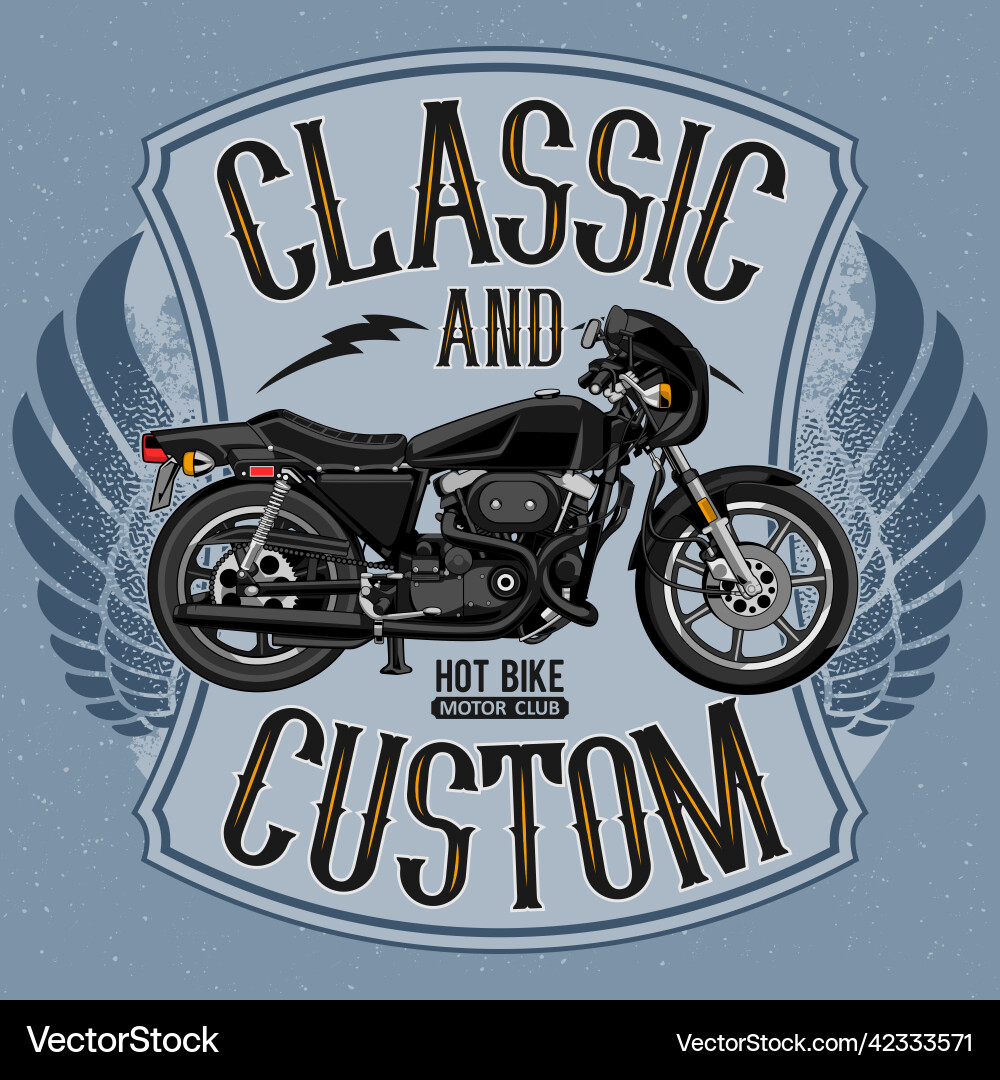 Classic and custom Royalty Free Vector Image - VectorStock