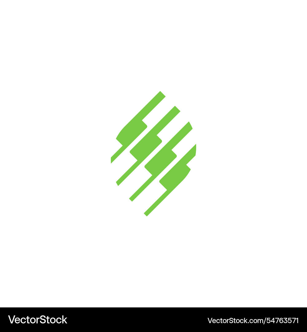 Digital leaf logo Royalty Free Vector Image - VectorStock