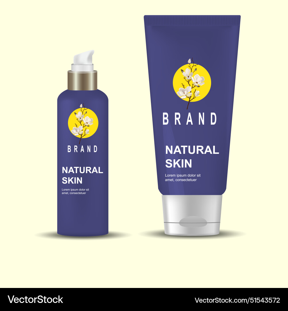 Beauty or skincare Royalty Free Vector Image - VectorStock