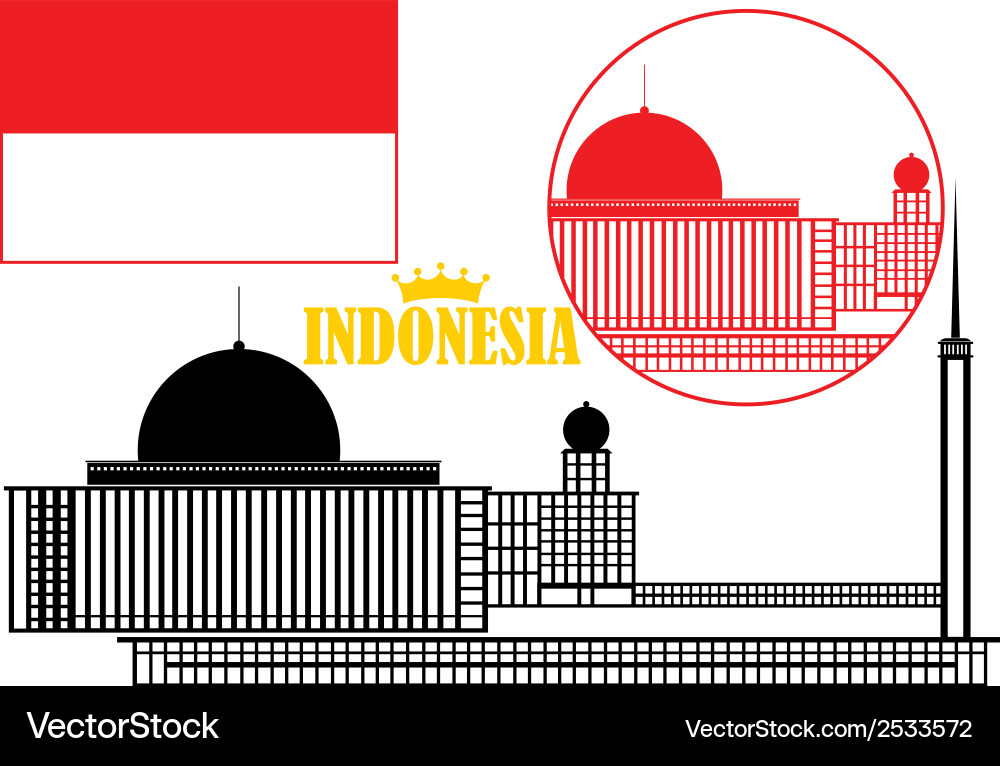 Indonesia Royalty Free Vector Image - VectorStock