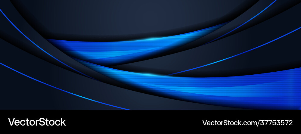 Modern navy and blue lines futuristic combination Vector Image