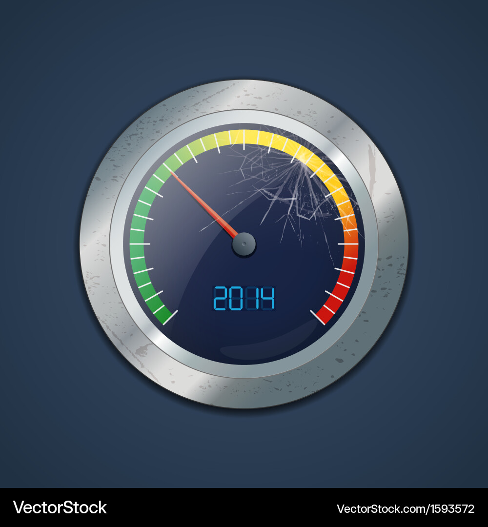 Speedometer Royalty Free Vector Image - VectorStock