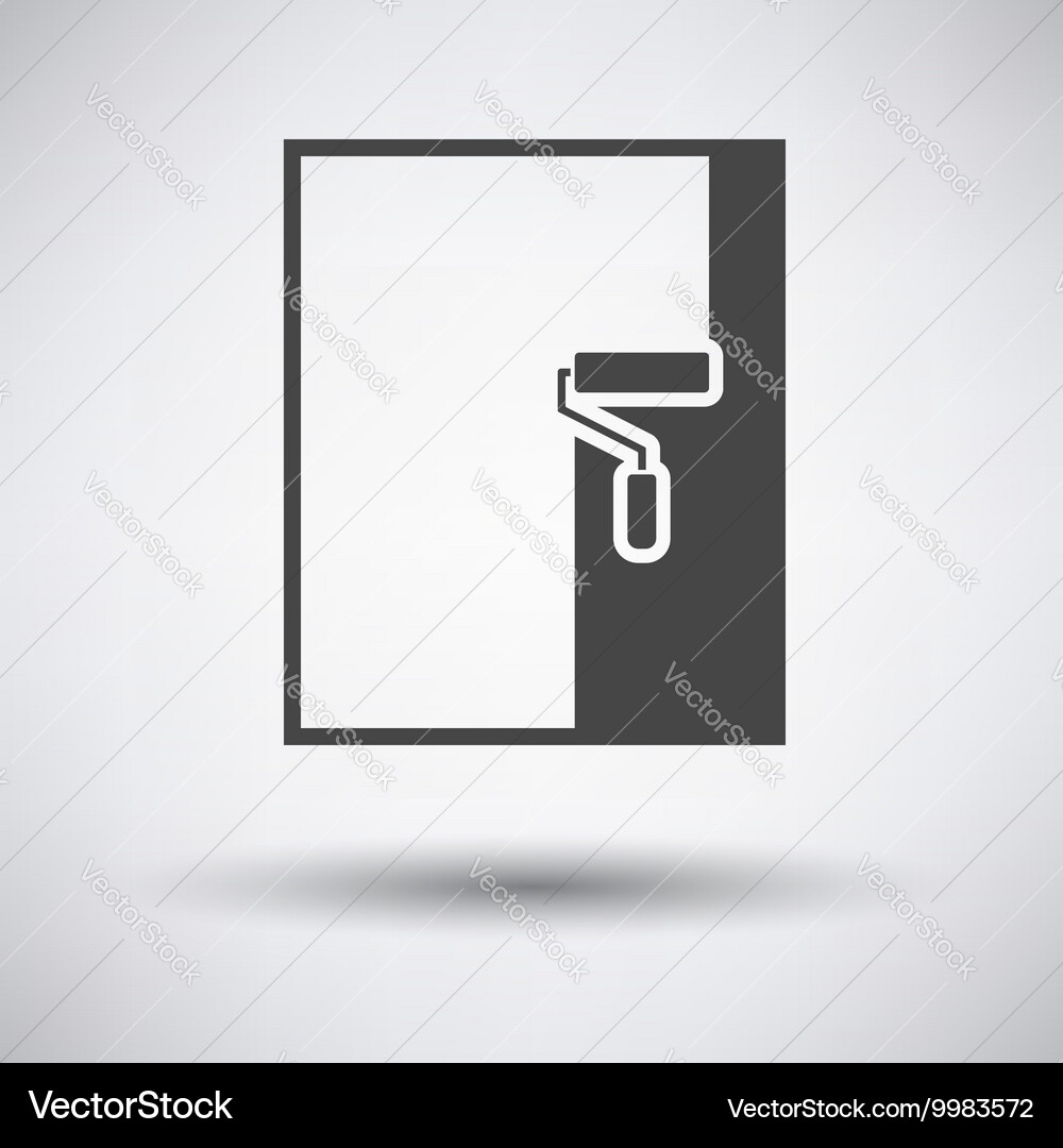 Wall painting icon Royalty Free Vector Image - VectorStock
