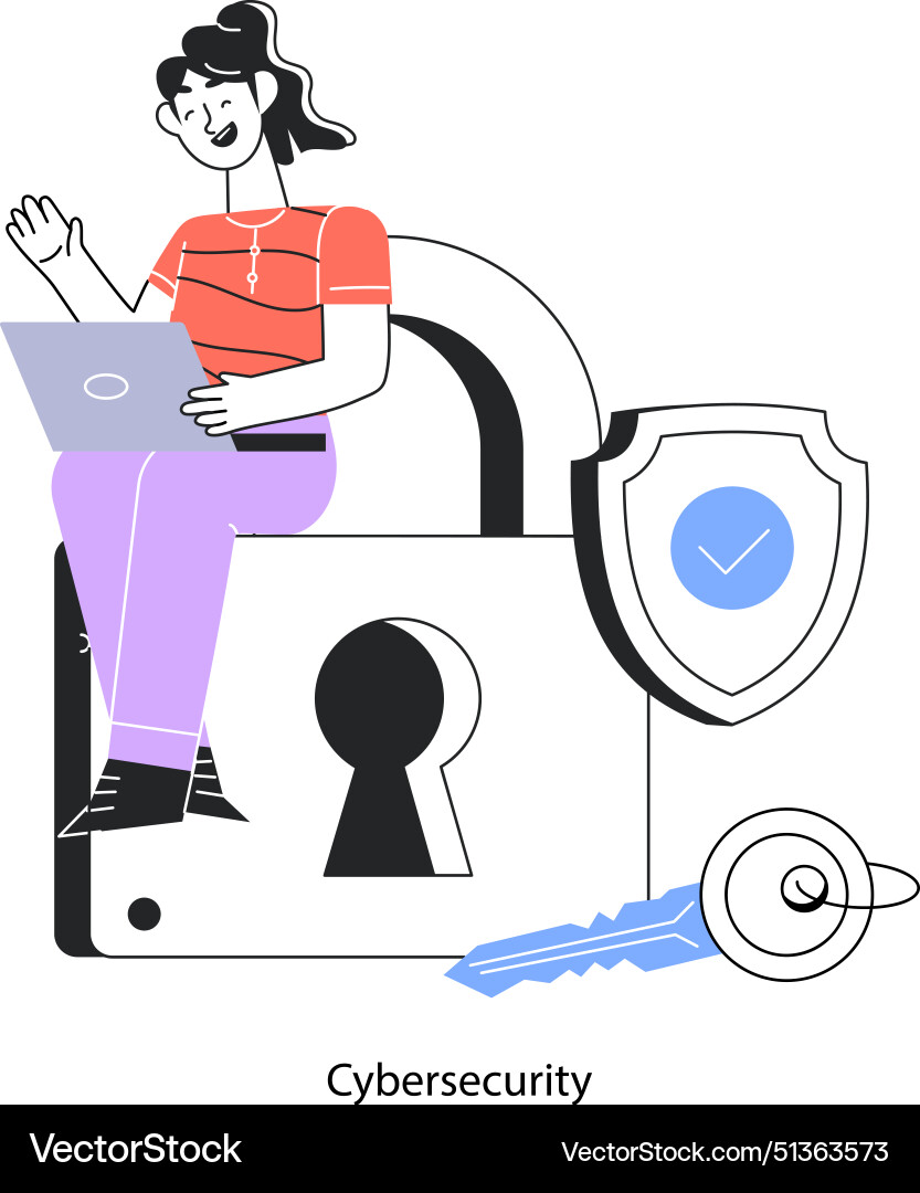 Cybersecurity Royalty Free Vector Image - VectorStock Cybersecurity Royalty Free Vector Image - VectorStock