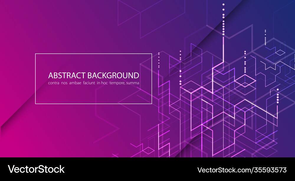 Digital technology and engineering background Vector Image