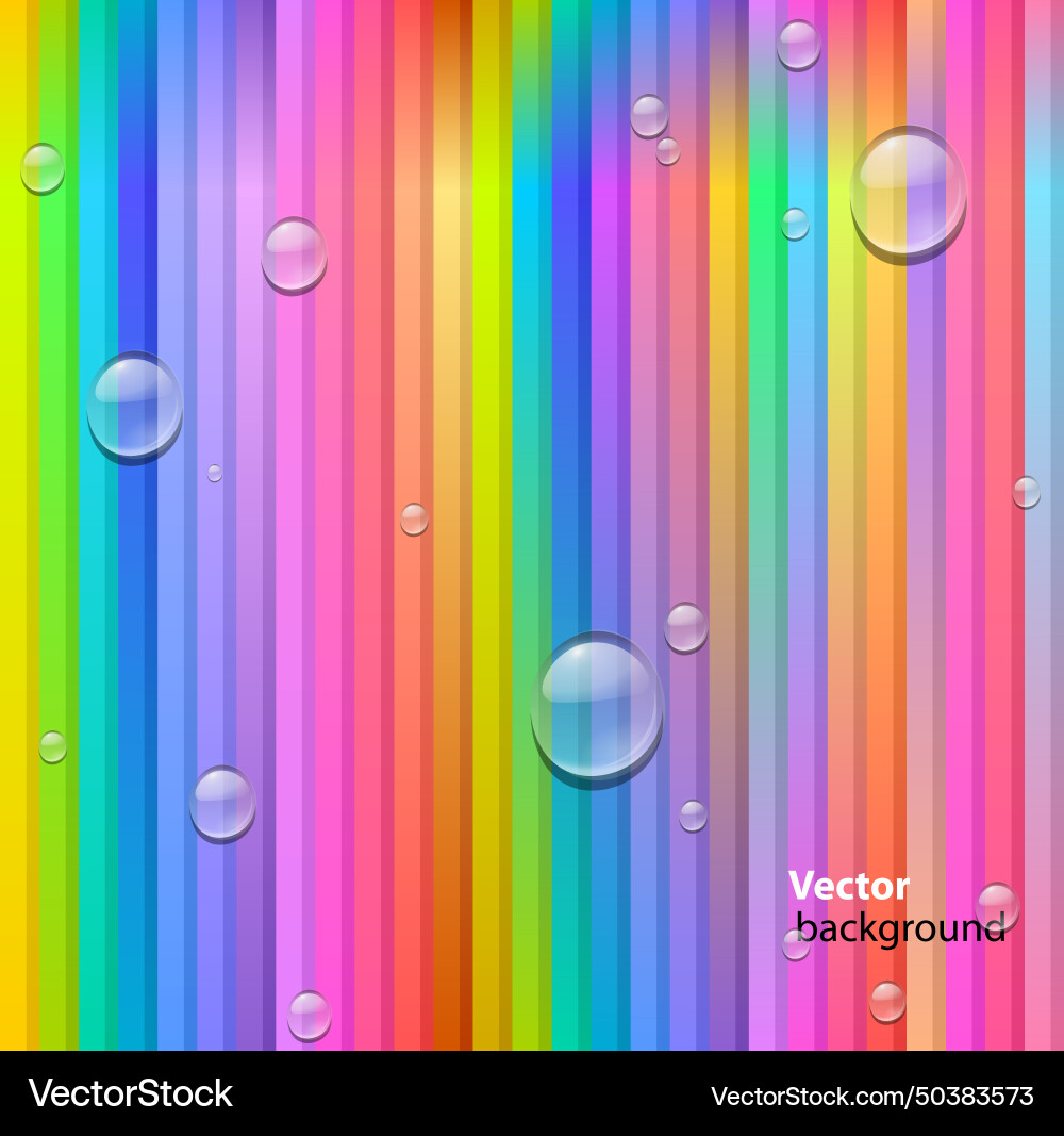 Lines and drops background Royalty Free Vector Image