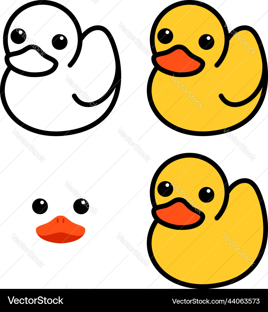 Rubber Duck Line Drawing Vector Images (over 550)