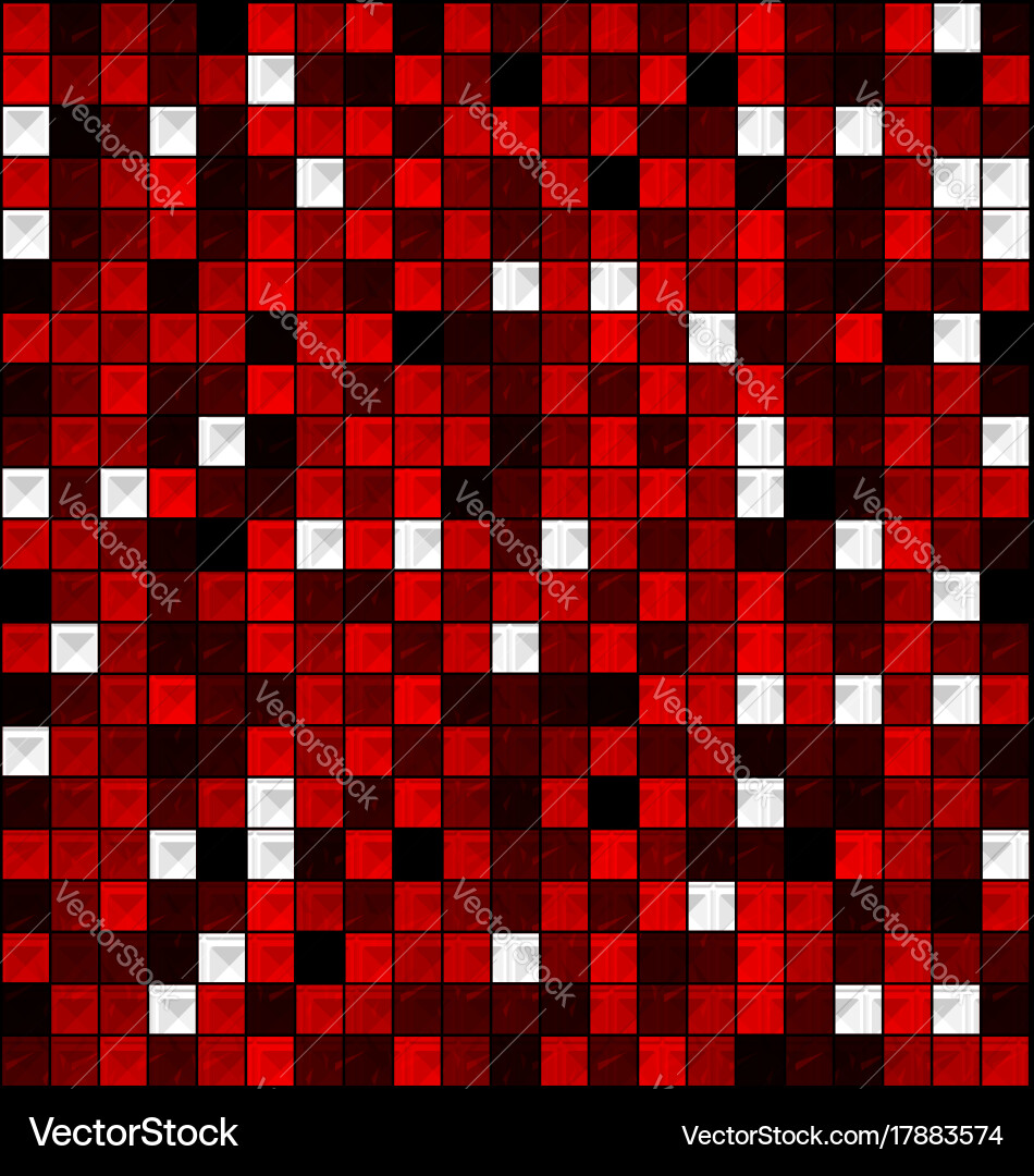 Colored image of red blocks Royalty Free Vector Image
