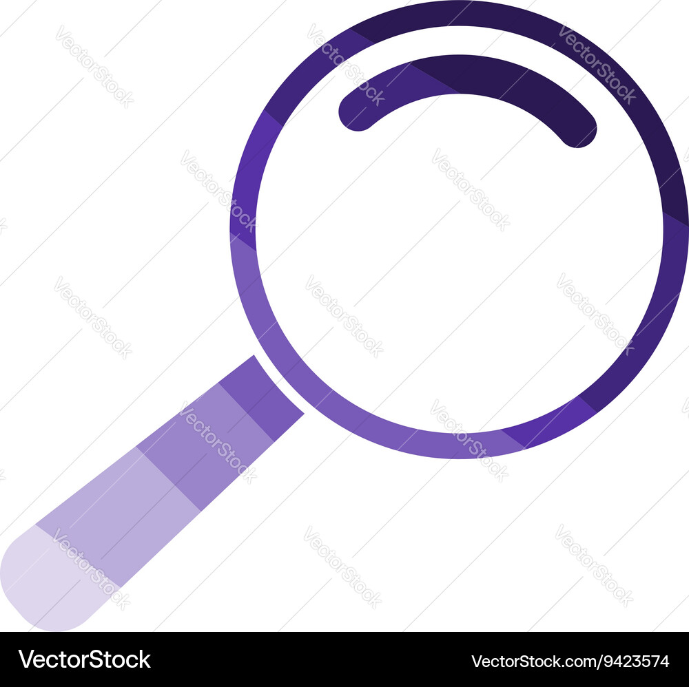 Loupe icon Royalty Free Vector Image - VectorStock
