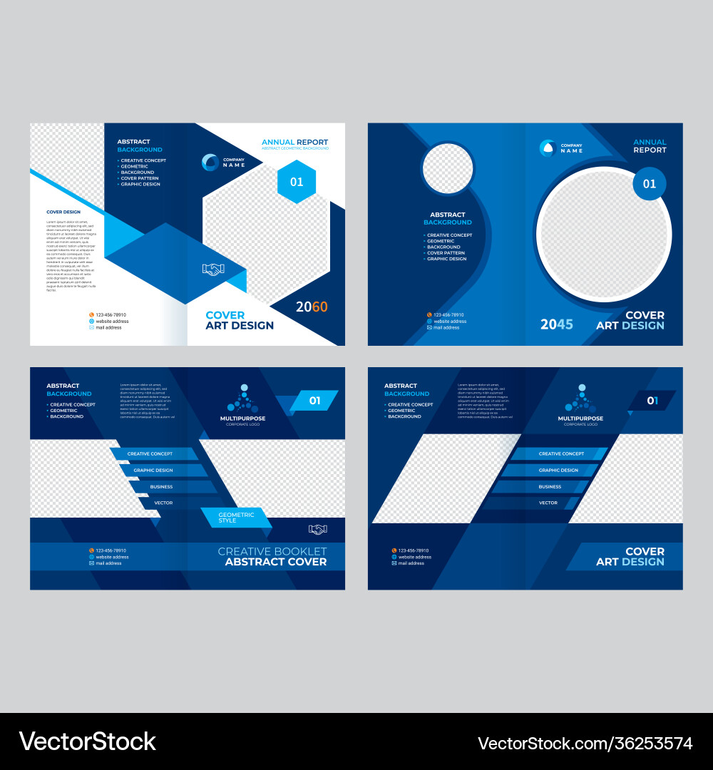 Modern Booklet & Flyer Template Royalty Free Vector