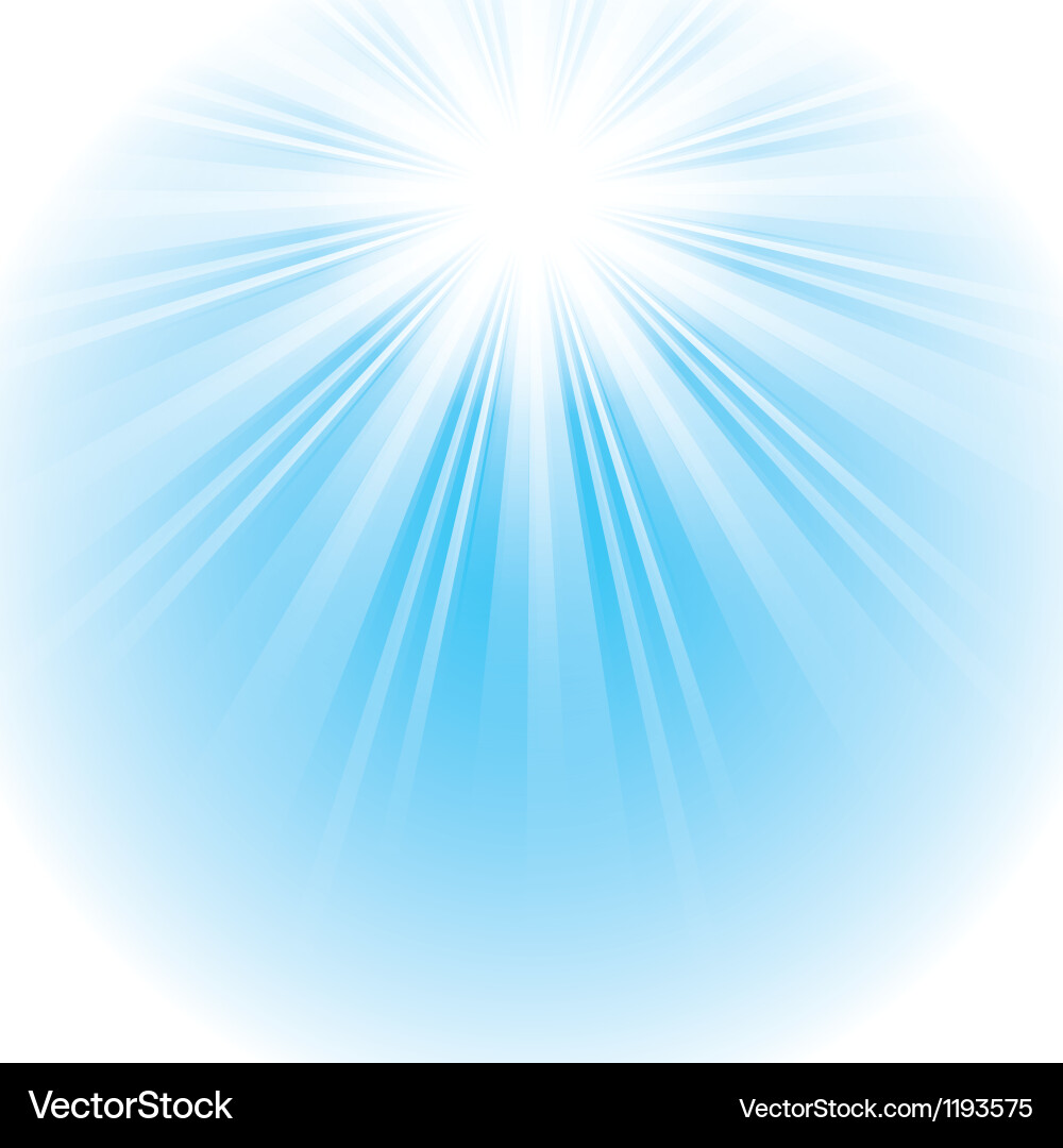 Bright shining sun Royalty Free Vector Image - VectorStock