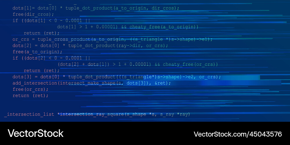 Programmierkonsole mit dunkler Hintergrundcodierung