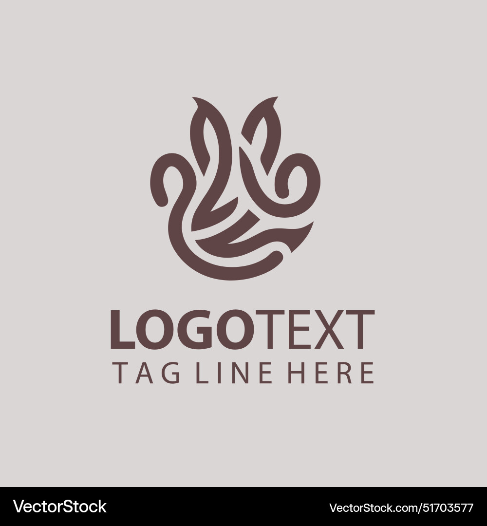 Paw logo Royalty Free Vector Image - VectorStock