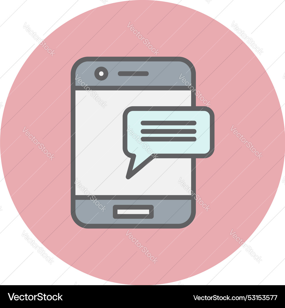 Pop up line filled circle icon Royalty Free Vector Image