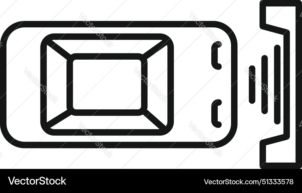 Modern air conditioning unit icon Royalty Free Vector Image