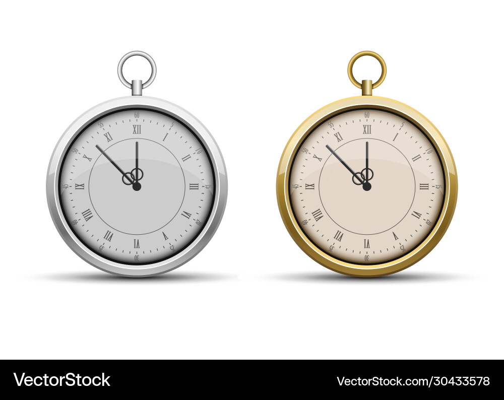 Pocket watch Royalty Free Vector Image - VectorStock