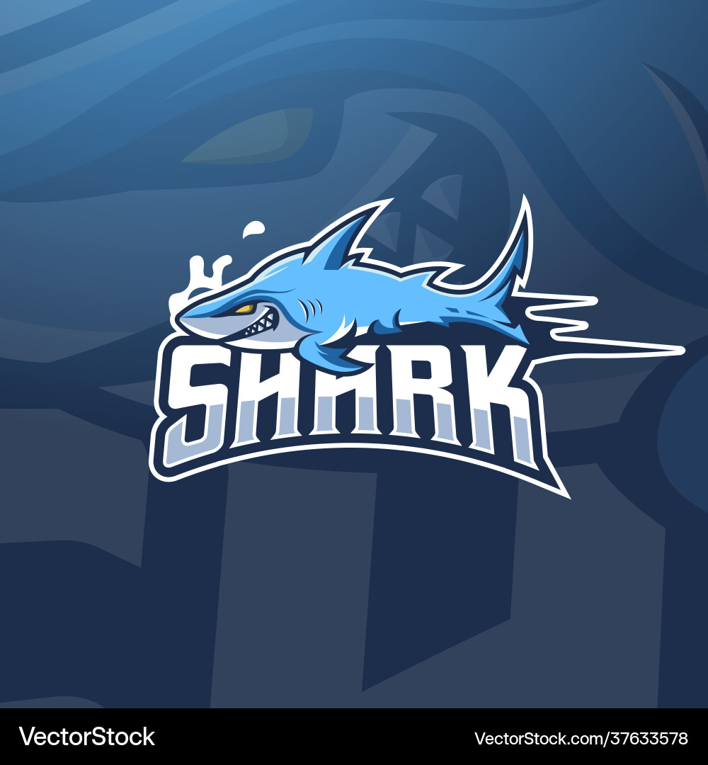 Shark Royalty Free Vector Image - VectorStock