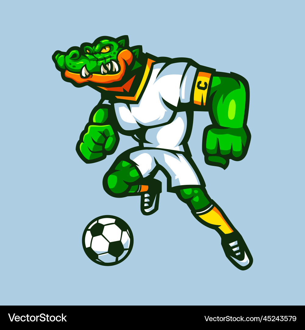 Crocodile mascot Royalty Free Vector Image - VectorStock