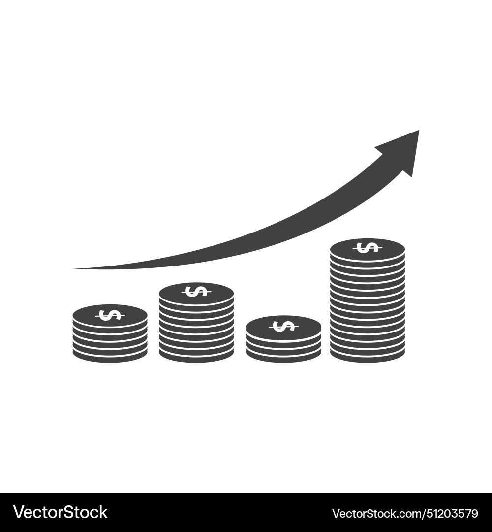 Currency logo icon Royalty Free Vector Image - VectorStock