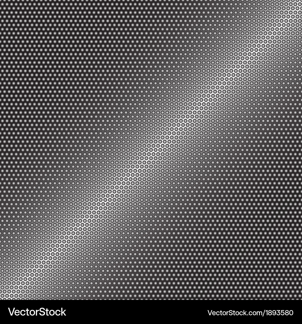 Metallic Circle Perforated Background Royalty Free Vector