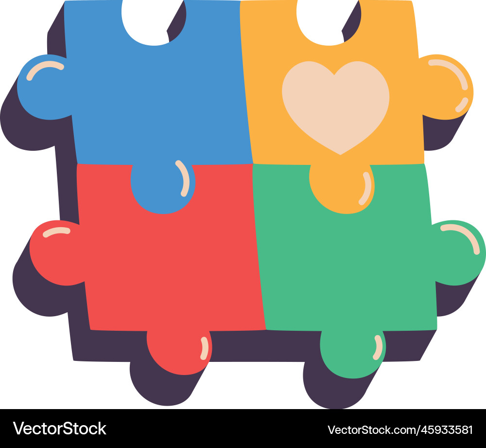 Autism day concept Royalty Free Vector Image - VectorStock