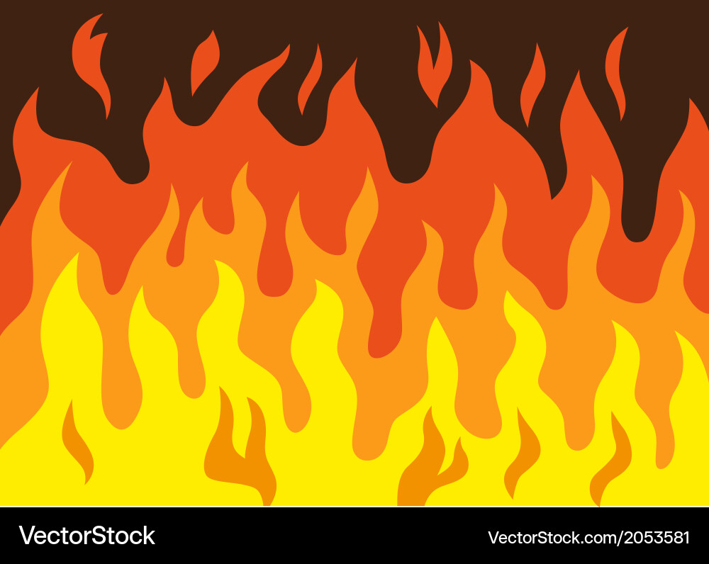Fire - cartoon Royalty Free Vector Image - VectorStock
