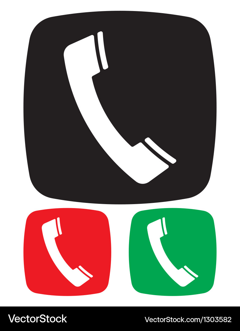 Telefon Icon Lizenzfreies Vektorbild - VectorStock