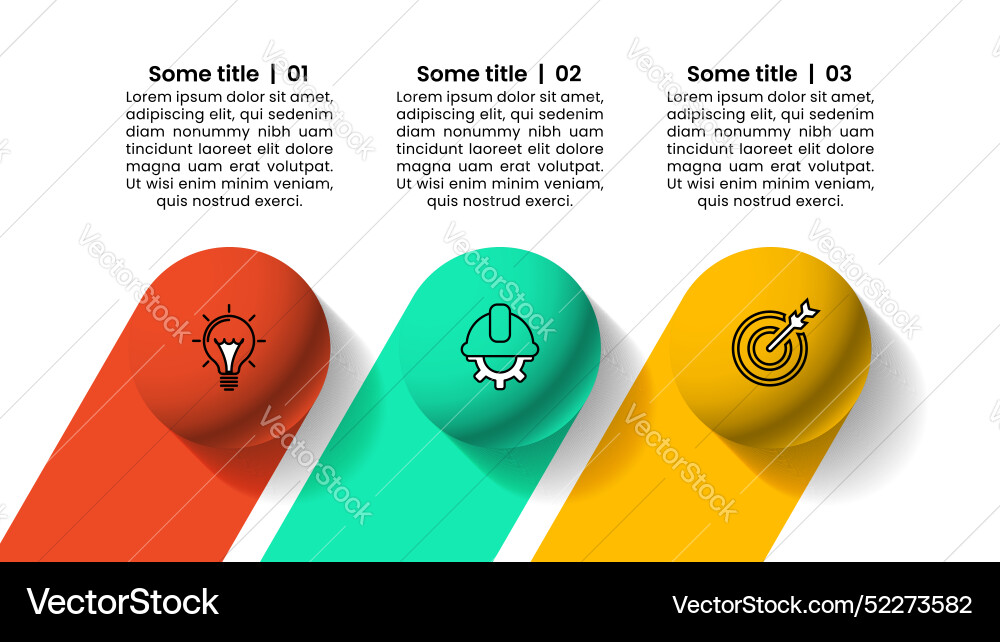 Workflow Infographic Template Royalty Free Vector Image