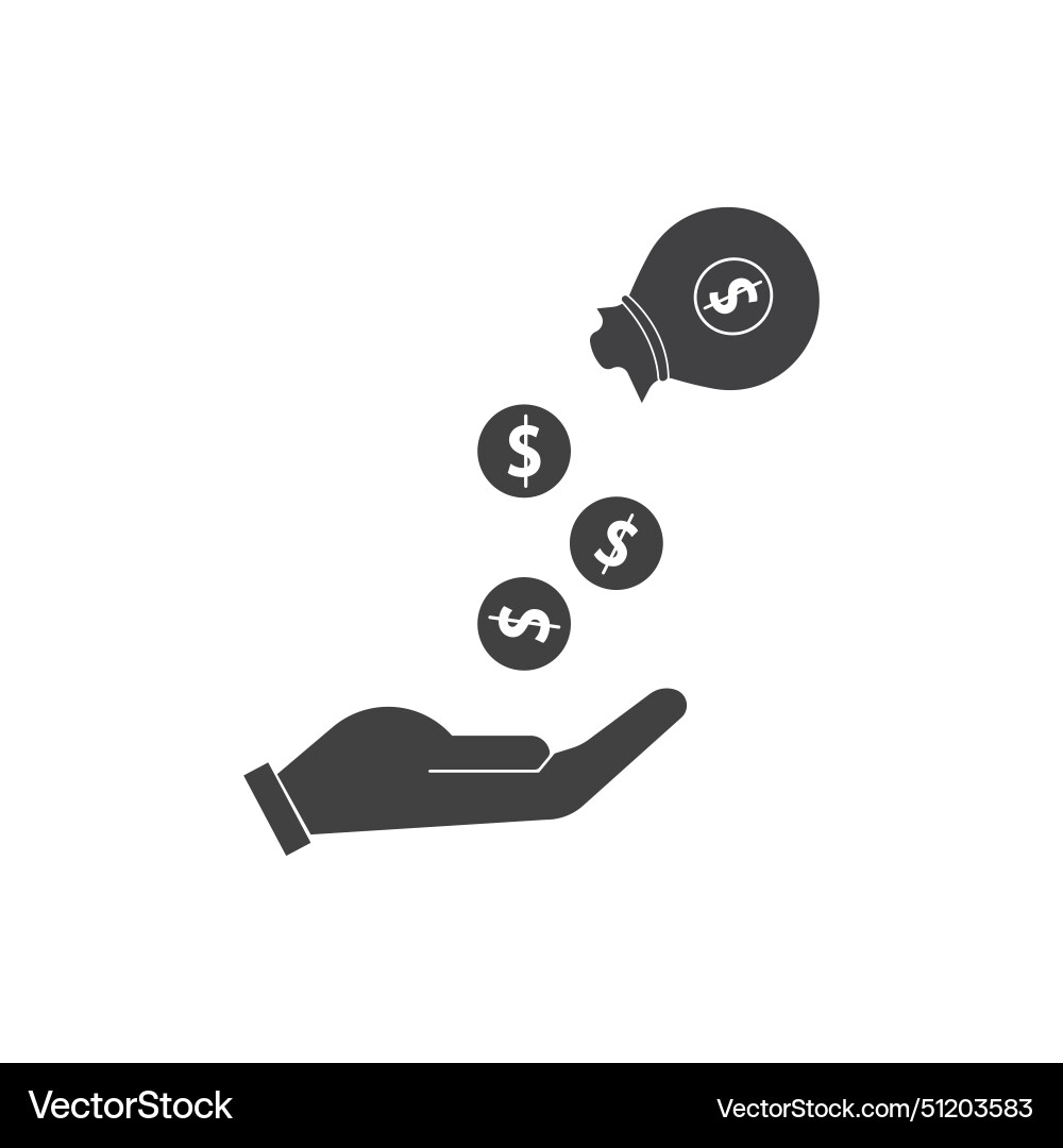 Currency logo icon Royalty Free Vector Image - VectorStock