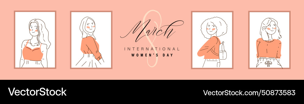 International Womens Day Royalty Free Vector Image