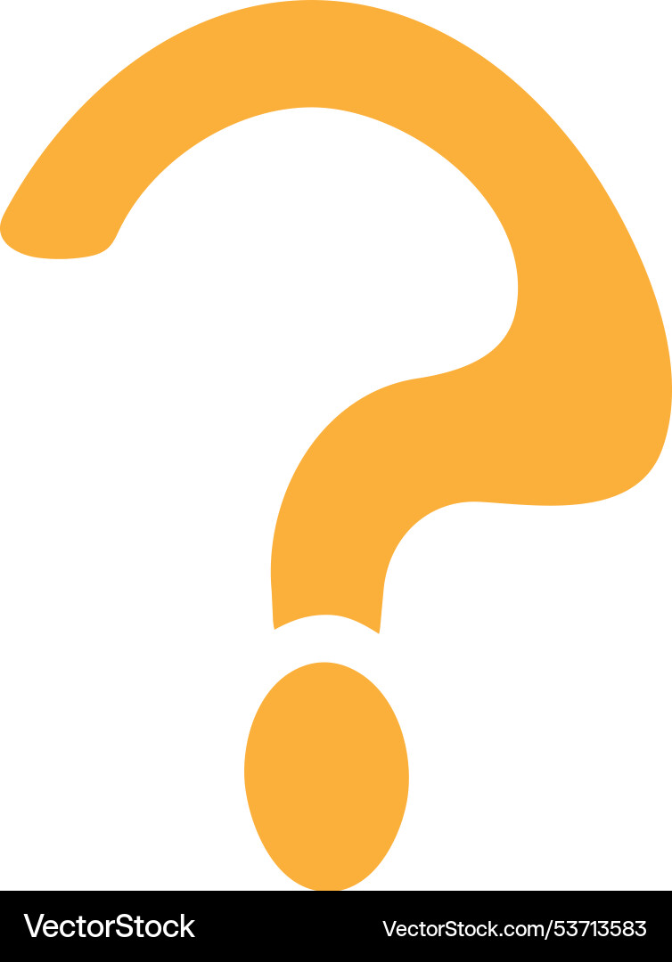 Question symbol icon logo design template isolated