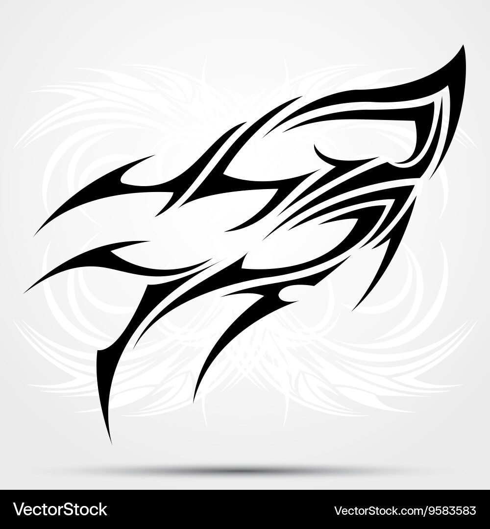 Tribal tattoo Royalty Free Vector Image - VectorStock