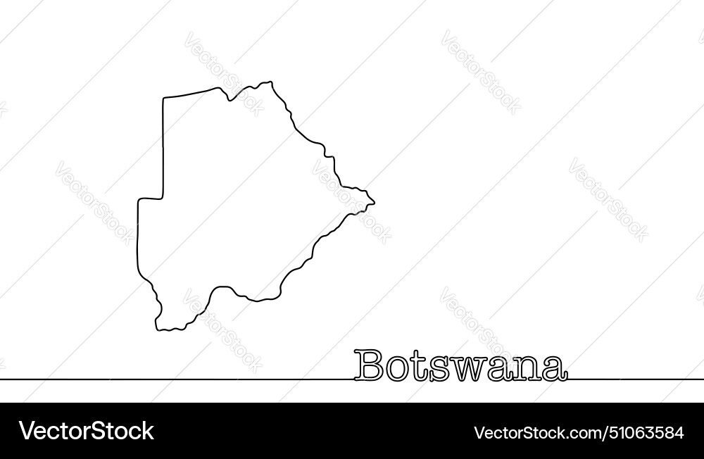 Botswana Royalty Free Vector Image - VectorStock
