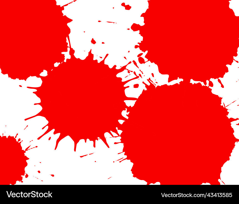 Blood splat Royalty Free Vector Image - VectorStock