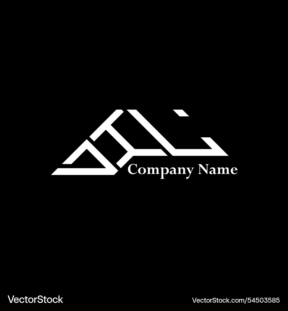 Dil logo design simple and modern Royalty Free Vector Image