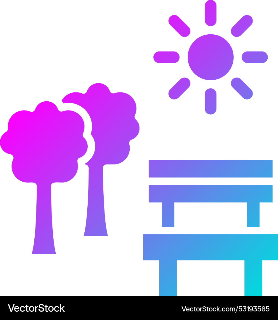 Park icon design Royalty Free Vector Image - VectorStock