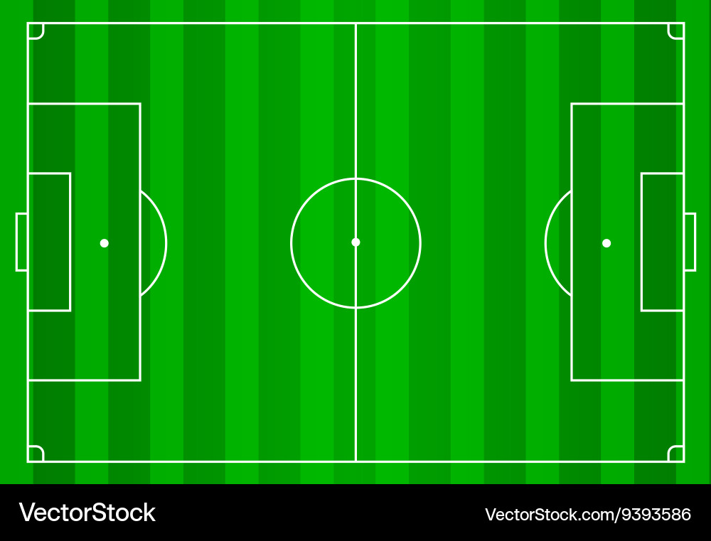 Soccer Field Background Royalty Free Vector Image