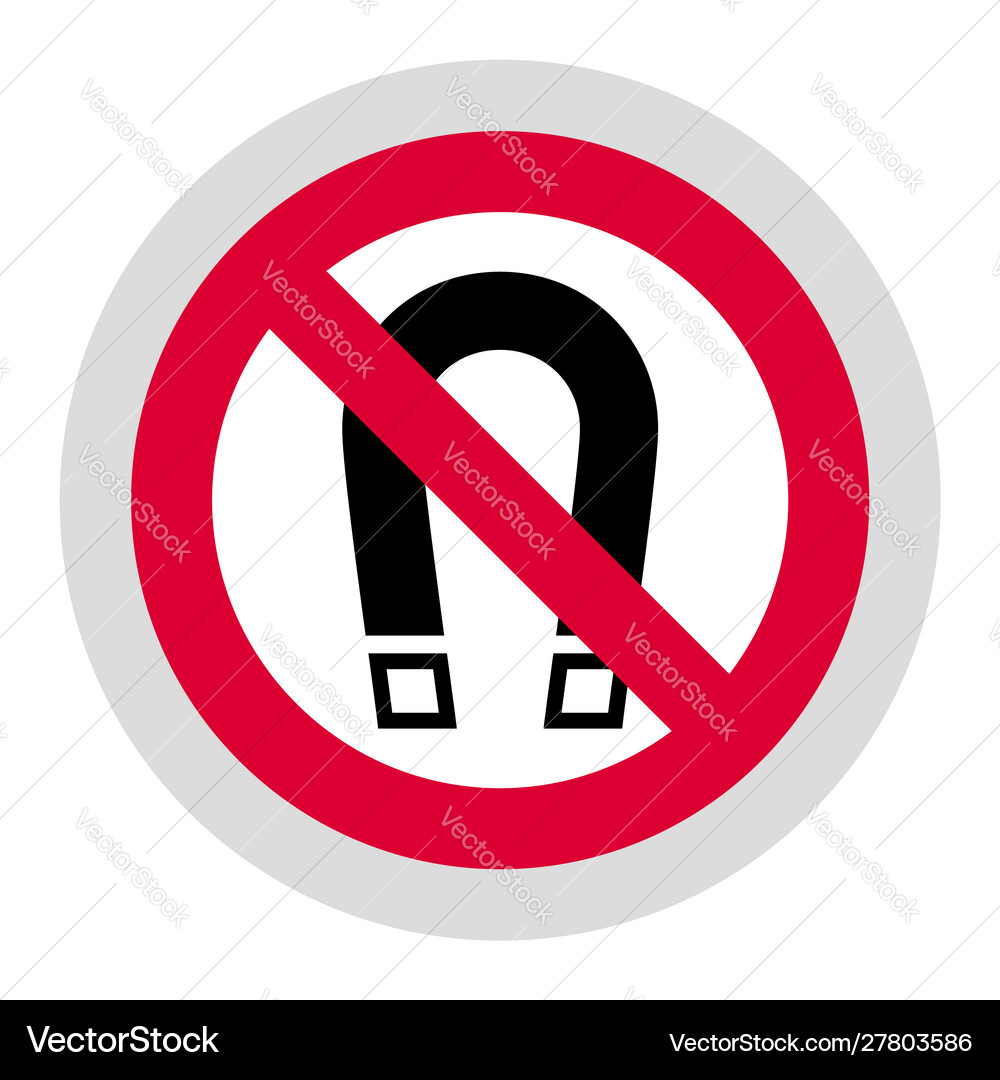 Verbotenes Zeichen moderne runde Aufkleber Vektorbild