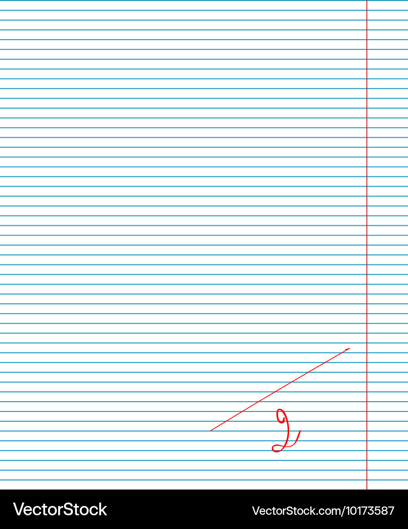 Exercise book Royalty Free Vector Image - VectorStock