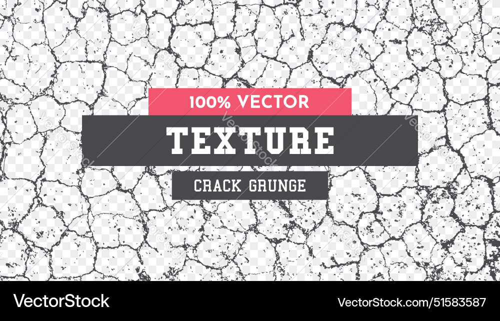 Grunge crack texture dirty background adding Vector Image