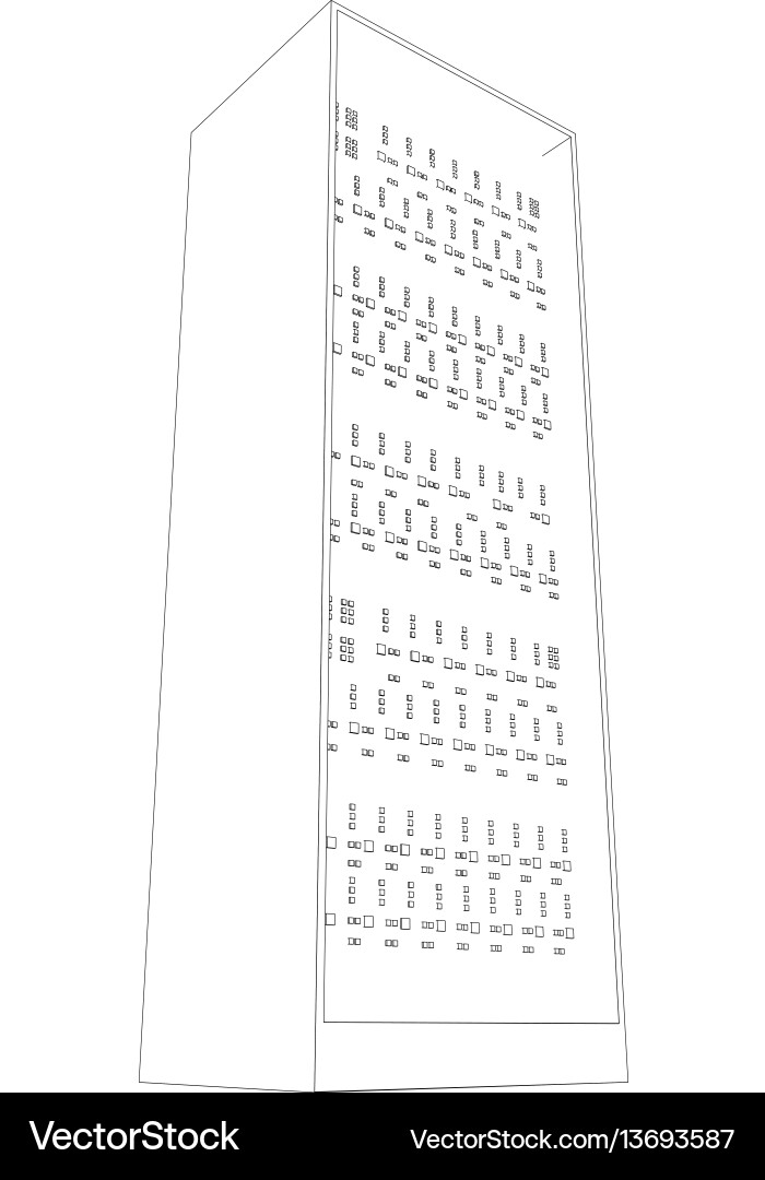 Picture of server Royalty Free Vector Image - VectorStock