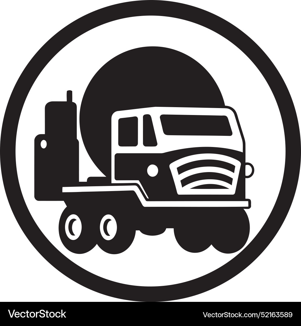 Construction industry symbolcement mixing Vector Image
